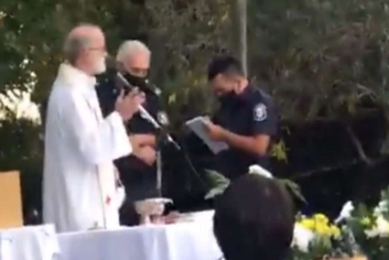 El Padre “Tito” hizo su descargo luego de una comunión con 120 personas ...