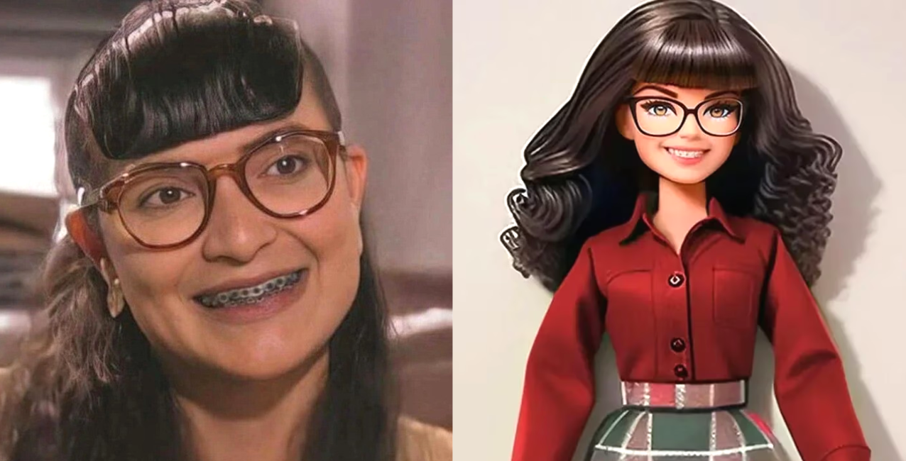 Así sería la Barbie "Betty la fea” según la inteligencia artificial ...