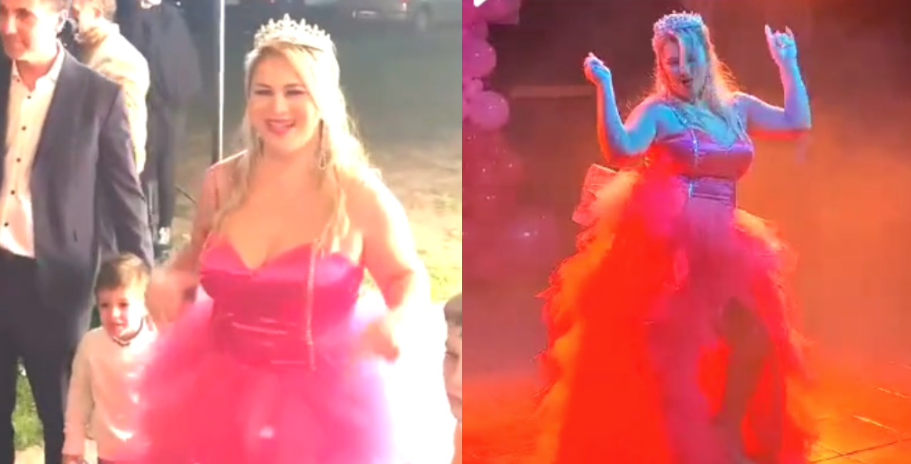 Video viral: una mujer cumplió 40 años y lo festejó como una fiesta de 15 – Notife