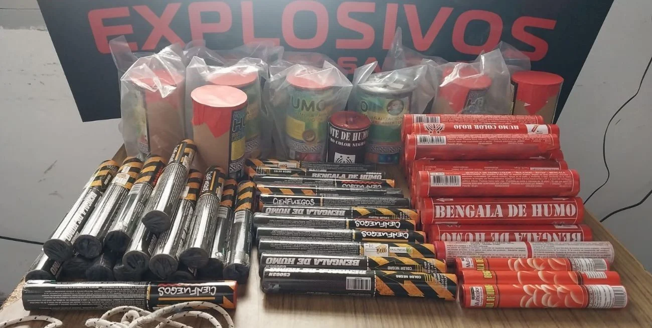 La Brigada de Explosivos logró el secuestro de una gran cantidad de ...