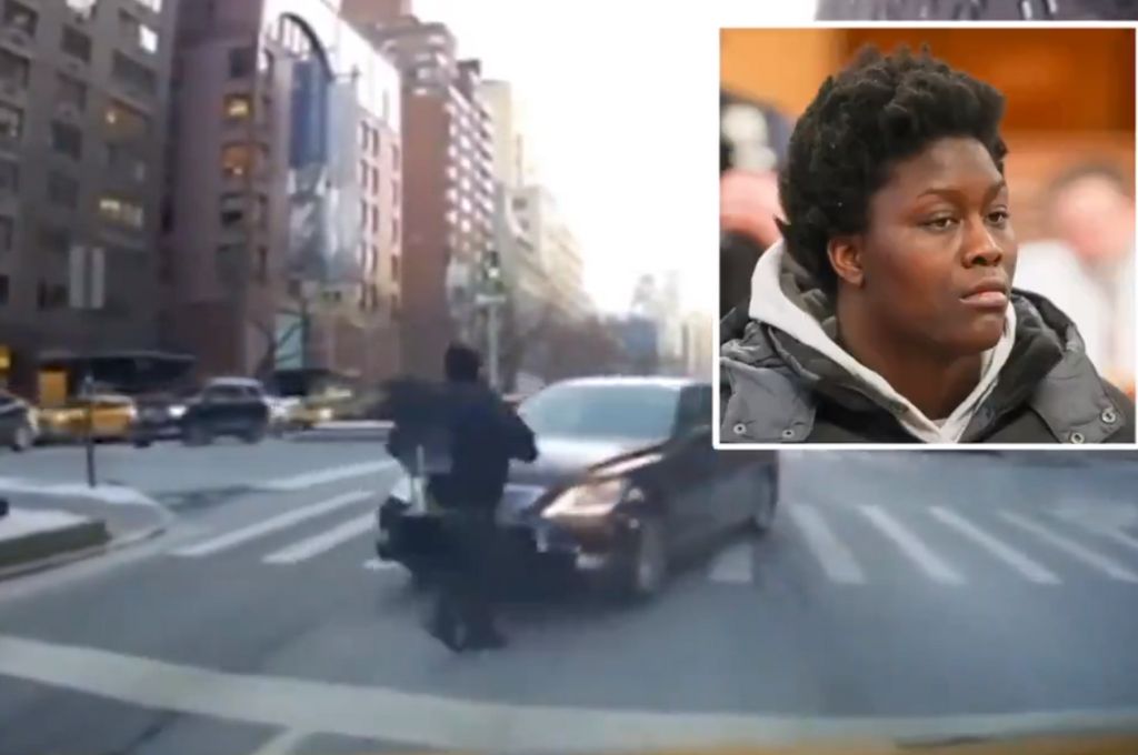 Video: una mujer atropelló intencionalmente a un policía en Nueva York ...