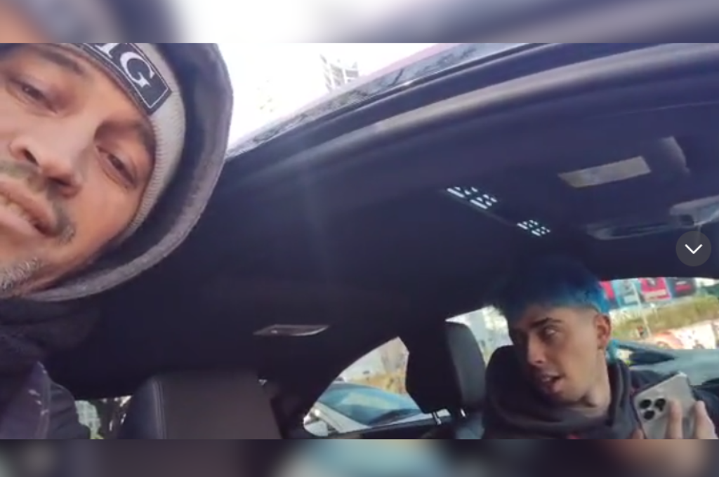 Es viral: Luck Ra luego de chocar con su auto grabó un TikTok junto a ...